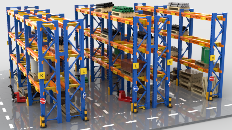 LEGO MOC Pallet Jack / Truck by OwnGaming | Rebrickable - Build with LEGO