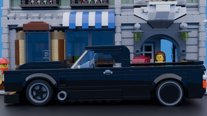 LEGO MOC Modified 1967 Chevy C10 by themystoman | Rebrickable - Build ...