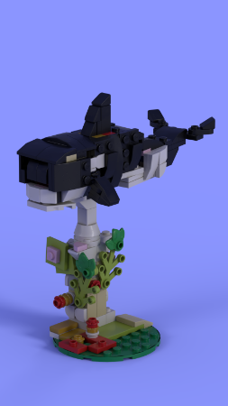 LEGO MOC Orca re-moc by Renbo | Rebrickable - Build with LEGO