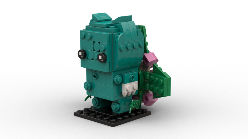 LEGO MOC Venusaur by CavemanSindahlMan | Rebrickable - Build with LEGO