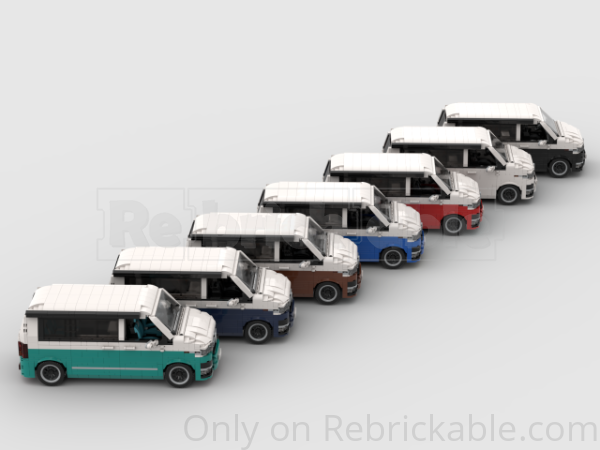 LEGO MOC-139669 Volkswagen T6.1 California by huan3176 | Rebrickable ...