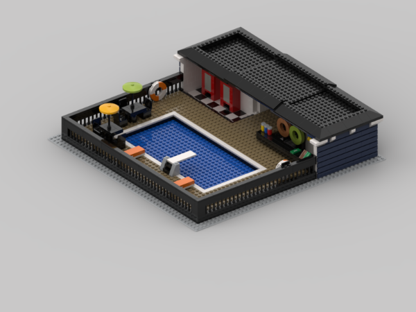 LEGO MOC pool house by wonderbrickz | Rebrickable - Build with LEGO