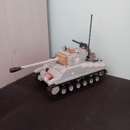 LEGO MOC lego ww2 sherman M4A3E8 easy eight 1/45 scale by Romainww2 ...