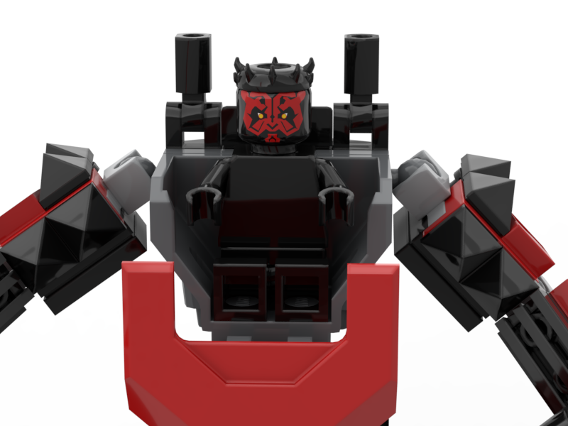 LEGO MOC Upgraded Version of Darth-Maul's Mech (75411x2 + 76277) by ...