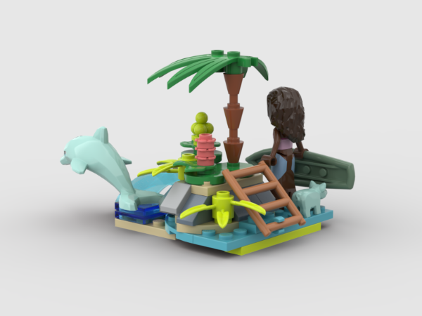 LEGO MOC 30646 - Waterfall Island by StarStarbucks | Rebrickable ...