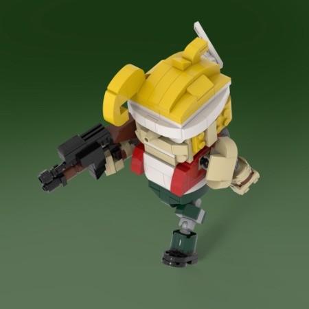 LEGO MOC METAL SLUG-MARCO by choi_dambaek | Rebrickable - Build with LEGO