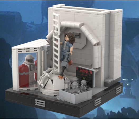LEGO MOC Alien : The 8th Passenger Diorama (stud.io file) by raguidel ...