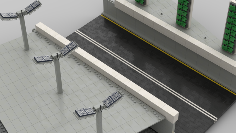 LEGO MOC Outdoor Light Pole by Futurism_Lego | Rebrickable - Build with ...