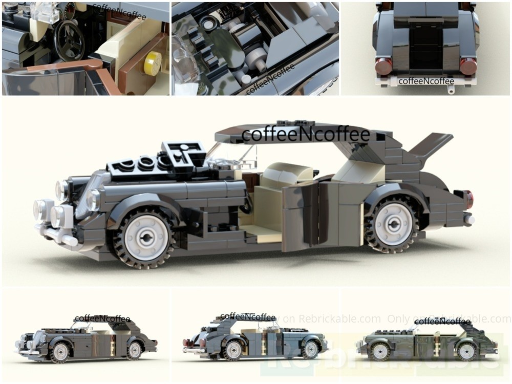 LEGO MOC Pierce-Arrow Silver Arrow by coffeeNcoffee | Rebrickable ...