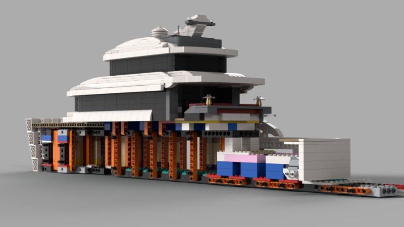 LEGO MOC Superyacht "LILLY" by AllirvinExperts | Rebrickable - Build ...