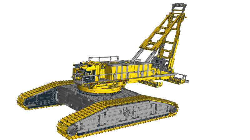 LEGO MOC Liebherr LR 13000 Crawler Crane by marthart | Rebrickable ...