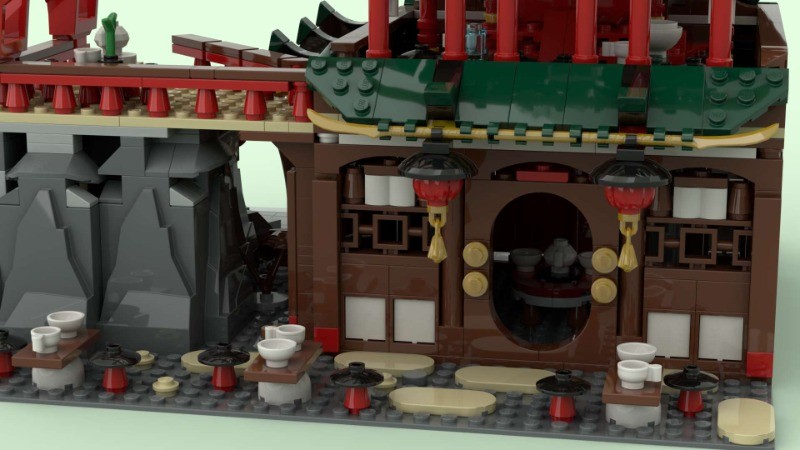 LEGO MOC-132437 Chinese Restaurant Modular Building by lego_modular ...