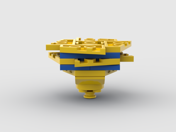 LEGO MOC Lego Yellow & Blue Beyblade by apstudios | Rebrickable - Build ...