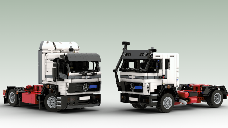 LEGO MOC Mercedes-Benz SK 1748 by OldOlneyLego | Rebrickable - Build ...