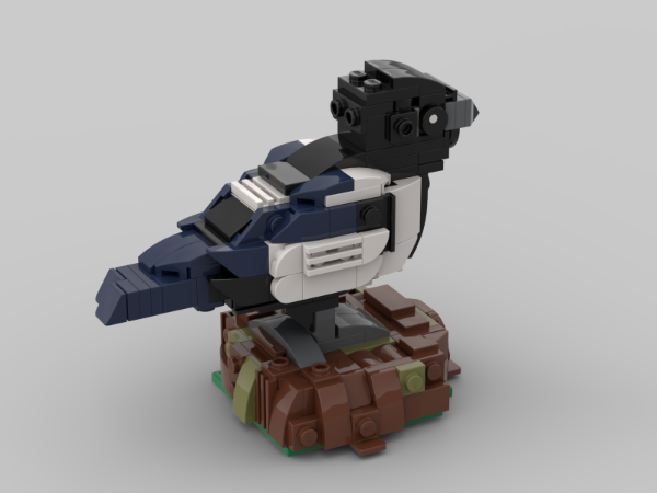 LEGO MOC Black-billed magpie by Penguins and plastic | Rebrickable ...