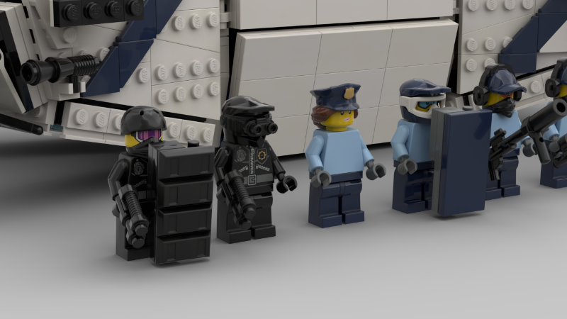 LEGO MOC-183714 Futuristic Police Pack by Futurism_Lego | Rebrickable ...