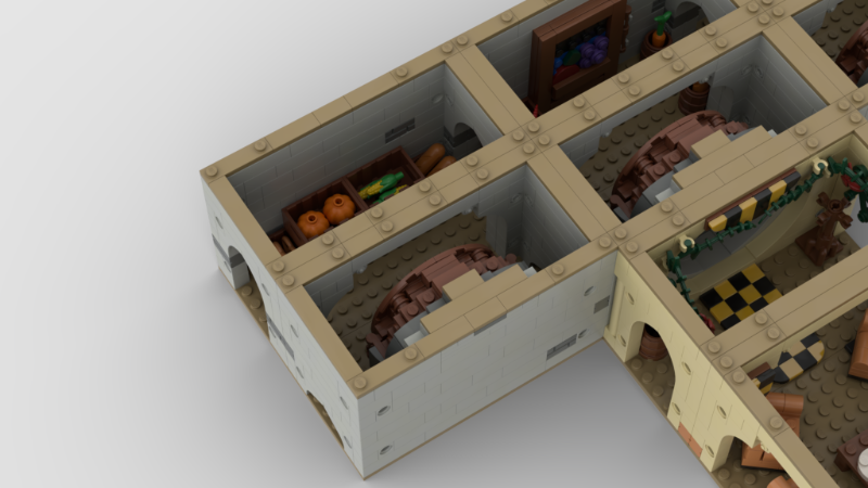 LEGO MOC Hogwarts Kitchen Stores by utilitypie | Rebrickable - Build ...