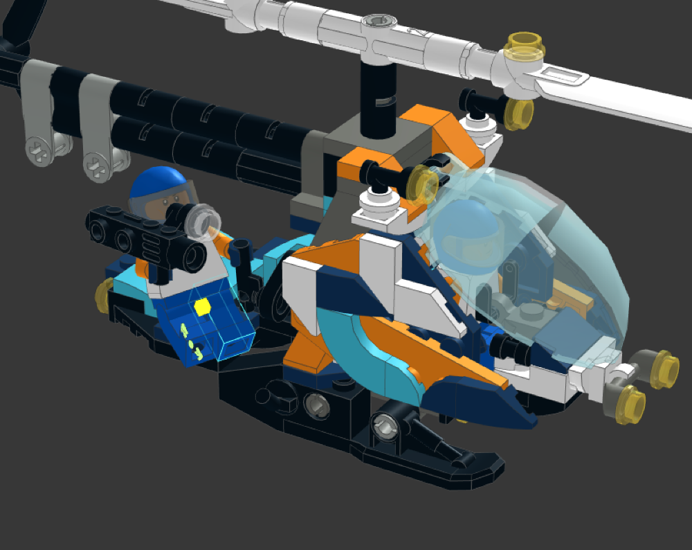 LEGO MOC Arctic Explorer Adventure Helicopter by RayxLego | Rebrickable ...
