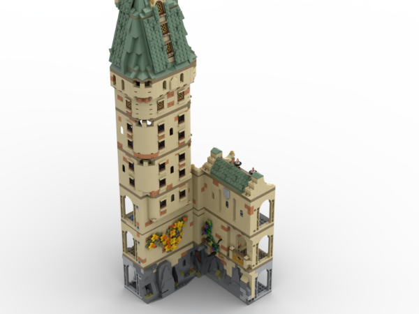 LEGO MOC HP Modular - Yellow Dorms by Gobsmack | Rebrickable - Build ...