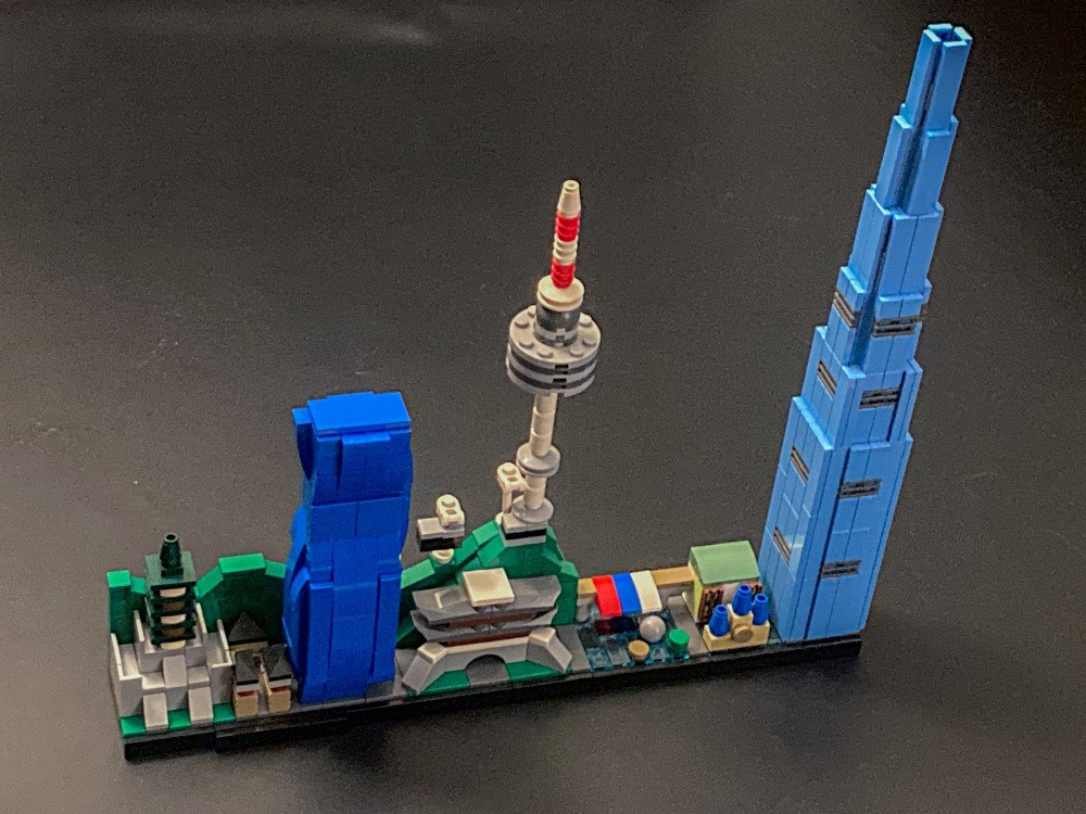 LEGO MOC-220613 Seoul Skyline by Brickitecture_Bricks | Rebrickable ...