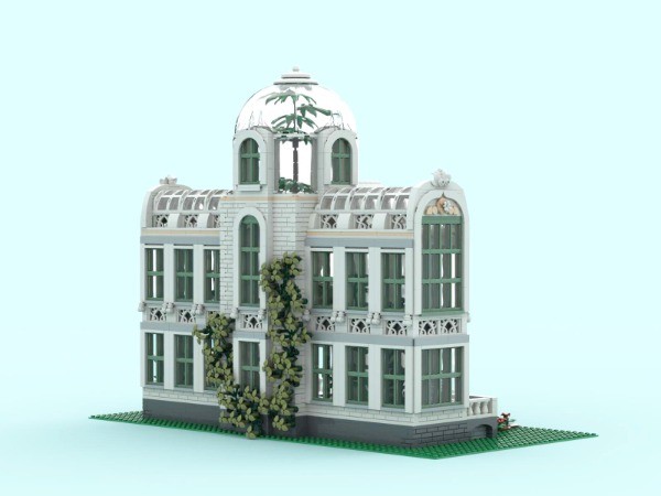 LEGO MOC Conservatory by K_Giffen_Creates | Rebrickable - Build with LEGO