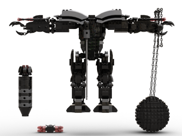 LEGO MOC black mech by Klemmbausteined | Rebrickable - Build with LEGO