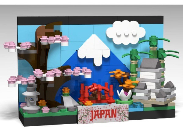 LEGO Set 40713-1 Japan Postcard (2024 Creator) | Rebrickable - Build ...