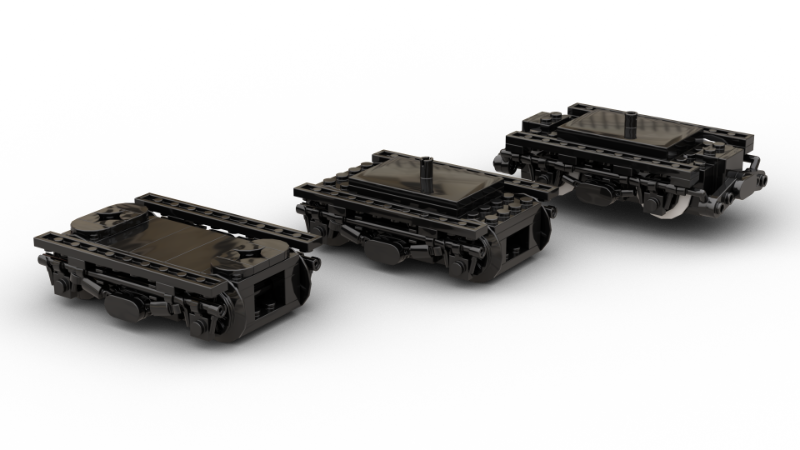 LEGO MOC-192776 train bogie set 7 stud wide by Alpaco | Rebrickable ...