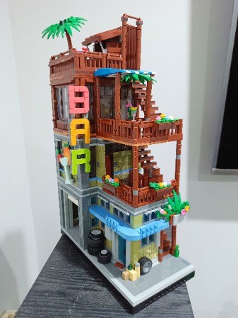 LEGO MOC Cocktail Bar & Tire Shop by PriBri | Rebrickable - Build with LEGO
