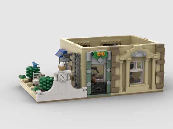 LEGO MOC LP shop & Live streaming studio, Lego 10278 Alternate build by ...