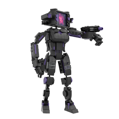 LEGO MOC Female biochemical TV robot by Vegetabledog.ap | Rebrickable ...