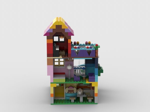 LEGO MOC 10698 - House with balcony and terrace by ChiLegGodt ...