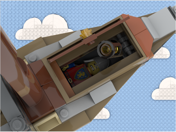 LEGO MOC Steampunk Zeppelin Ship by raguidel | Rebrickable - Build with ...