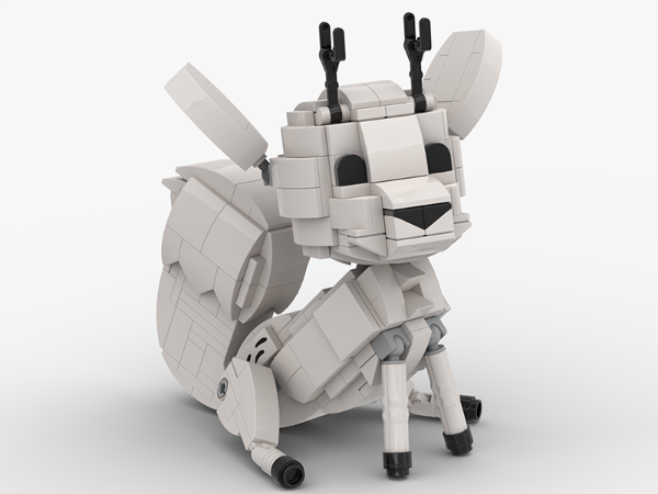 LEGO MOC Twig the Deerfox from Hilda by alanwaken | Rebrickable - Build ...