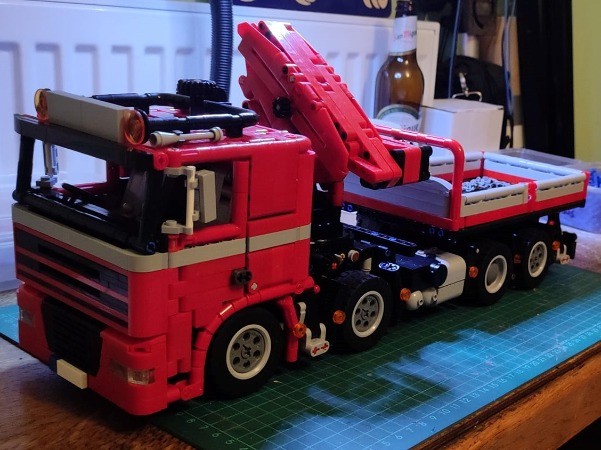 LEGO MOC DAF XF Foldable Crane by grs_bricks | Rebrickable - Build with ...