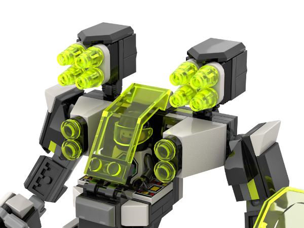 LEGO MOC Blacktron II Mech Add-On Pack 03 by Mech_Error | Rebrickable ...
