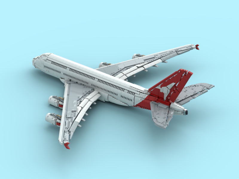 LEGO MOC-232258 Qantas Airbus A380 by ryangc_productions | Rebrickable ...