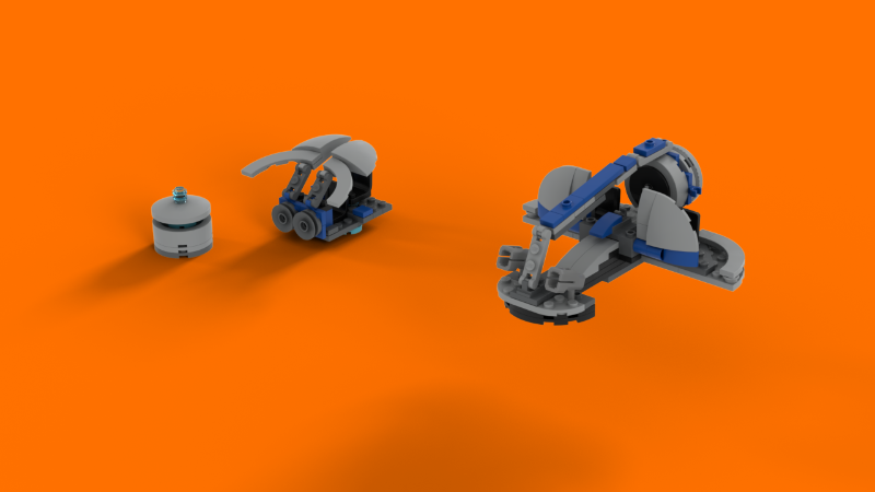 LEGO MOC-155154 Bigger and more accurate Swamp Speeder by Bazwaldo12345 ...