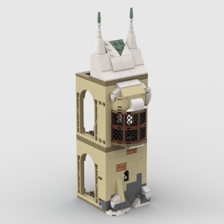 LEGO MOC Winter tower of magic castle by Polokot | Rebrickable - Build ...