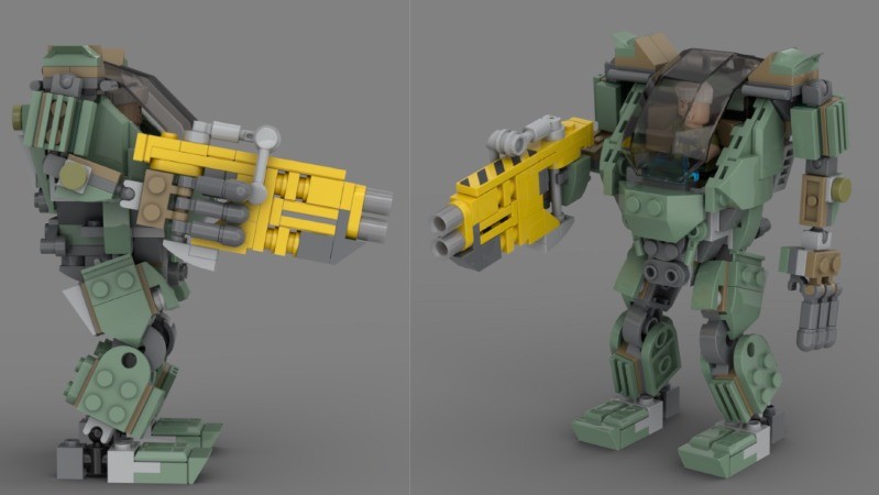 LEGO MOC-138619 Avatar AMP suit gun GAU90 & Bushboss FD11 by ...