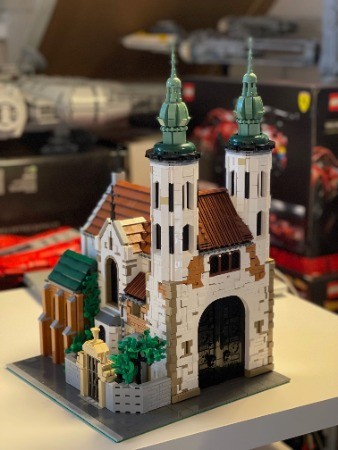 LEGO MOC Andrew's Church by BrickAtive | Rebrickable - Build with LEGO