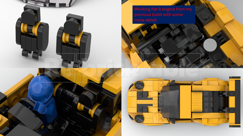 LEGO Set 77239-1 Porsche 911 GT3 RS Super Car (2025 Speed Champions ...