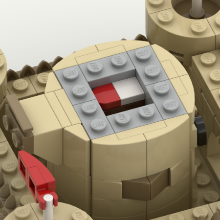 LEGO MOC Sandcastle by ToboPro | Rebrickable - Build with LEGO