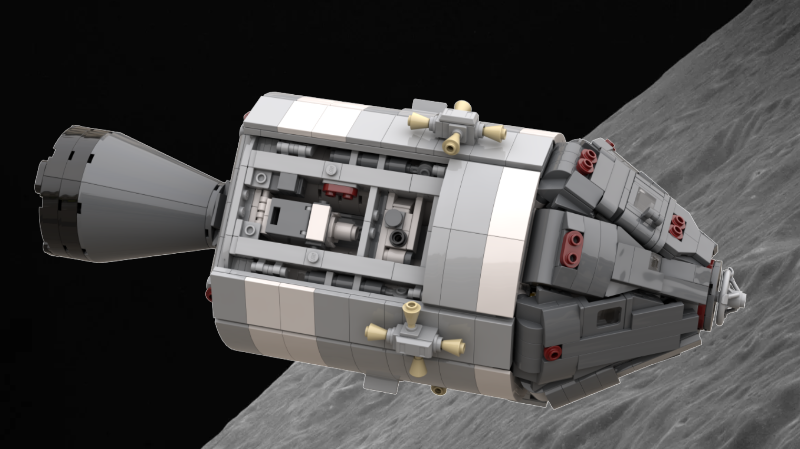 LEGO MOC v3.0 NASA Apollo Command Module MOC- Minifigure scale- Mod of ...