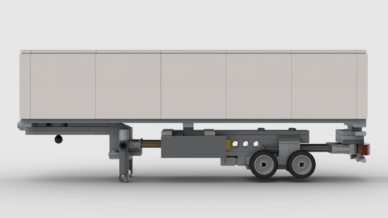 LEGO MOC Extendable container trailer by phigeon | Rebrickable - Build ...