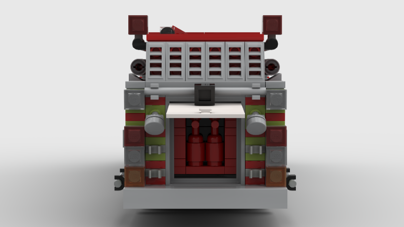 LEGO MOC KCKFD Pumper Fire Truck by BalintKusztor | Rebrickable - Build ...