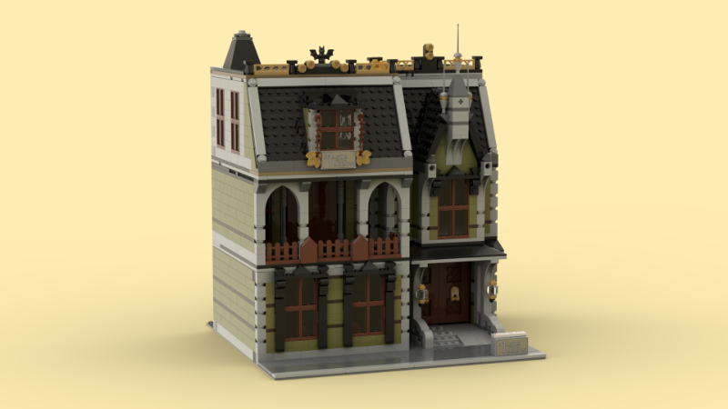 LEGO MOC-134670 Old Mansion Modular Building by lego_modular_building ...