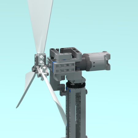 LEGO MOC Simplest LEGO Technic Oscillating Fan by Stbrvge | Rebrickable ...