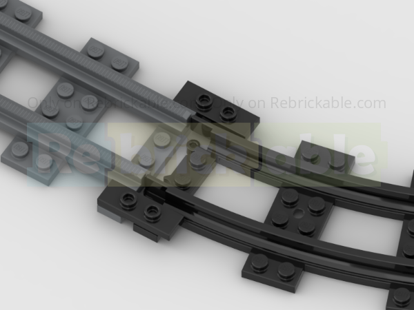 LEGO MOC Narrow Gauge Train Track Loop For 4 Stud Wide Trains ...