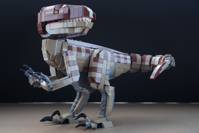 LEGO MOC-175051 Velociraptor Statue by hasskabal | Rebrickable - Build ...